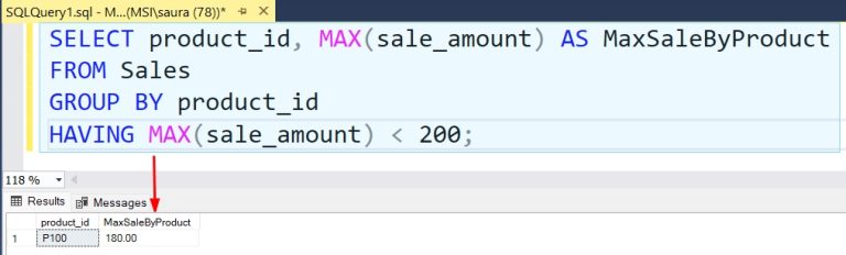 How to use MAX Function in SQL Server - SQL Server Guides