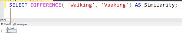DIFFERENCE Function in SQL Server - SQL Server Guides