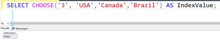 CHOOSE Function in SQL Server - SQL Server Guides