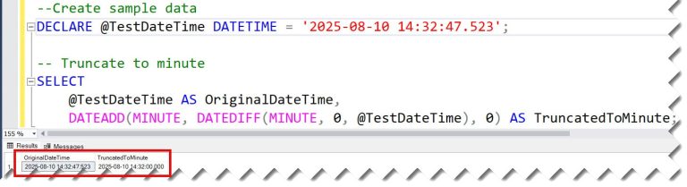 SQL Server Truncate Date to Minute - SQL Server Guides