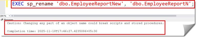Rename Table In SQL Server - SQL Server Guides