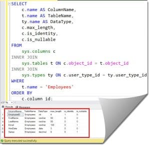 SQL Query to Get Column Names from Table in SQL Server - SQL Server Guides
