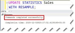 Update Stats on Table SQL Server - SQL Server Guides