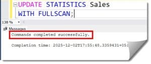 Update Stats on Table SQL Server - SQL Server Guides