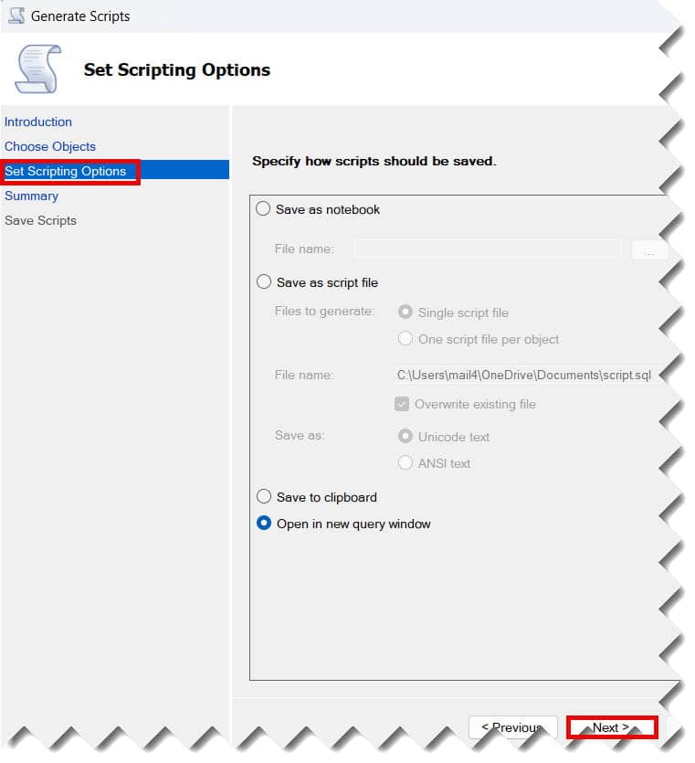 Generate Insert Statements From Table SQL Server - SQL Server Guides